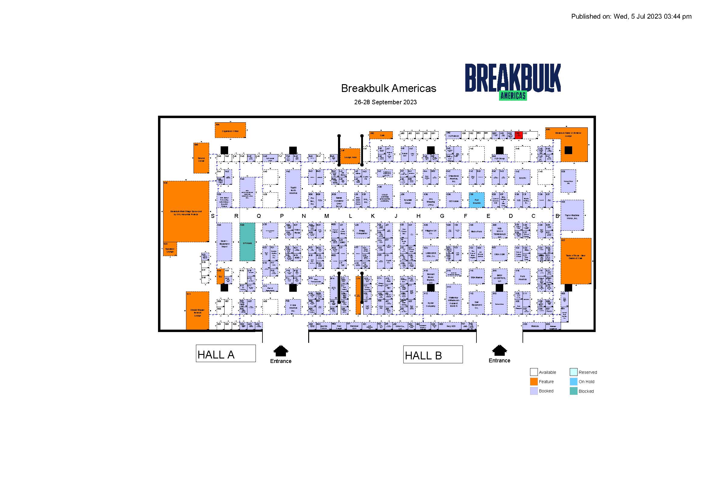 Floor Plan | Breakbulk Americas